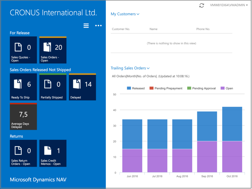 NAV 2015 Tablet Client: VPS Web Client Touch Enhancements