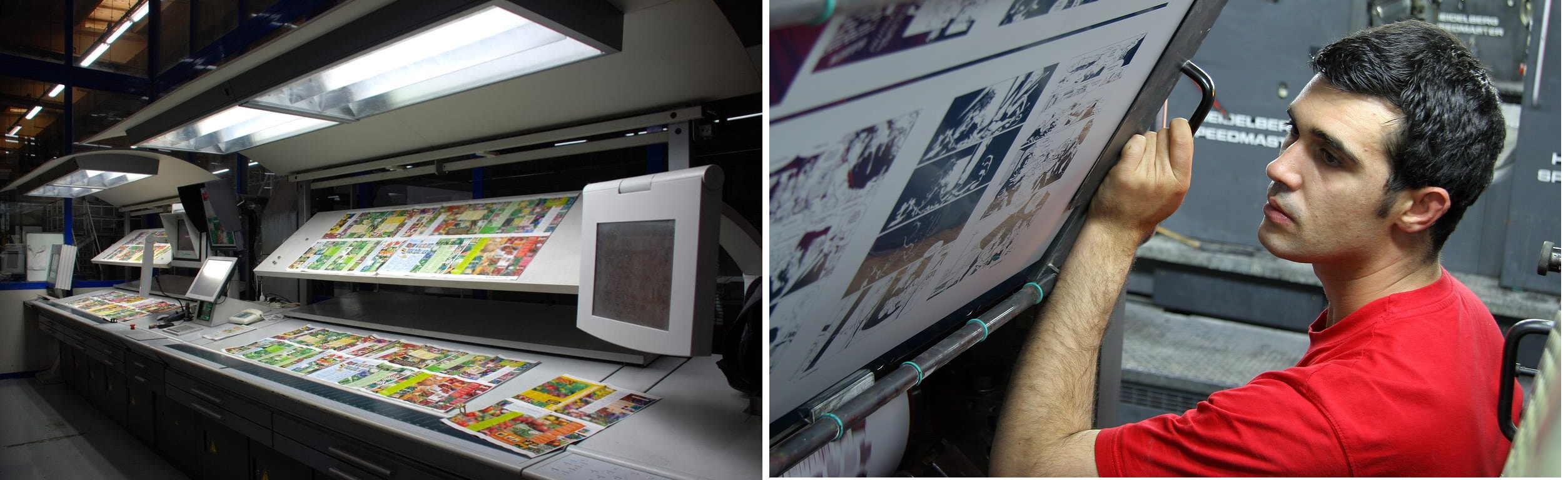 Visual print production planning board realized with NETRONIC VSADT