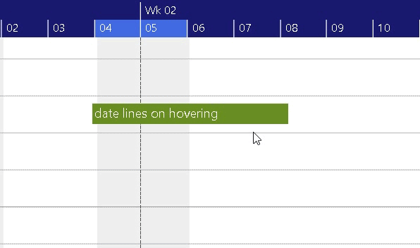 Visual Scheduling Widget for HTML5 Gantt charts - release 8.3