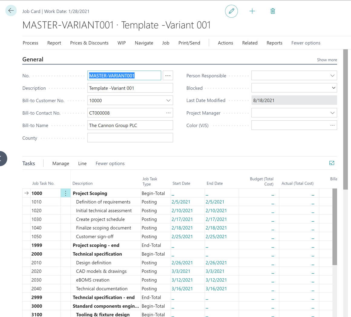 12 steps to engineering-to-order project management with Business Central