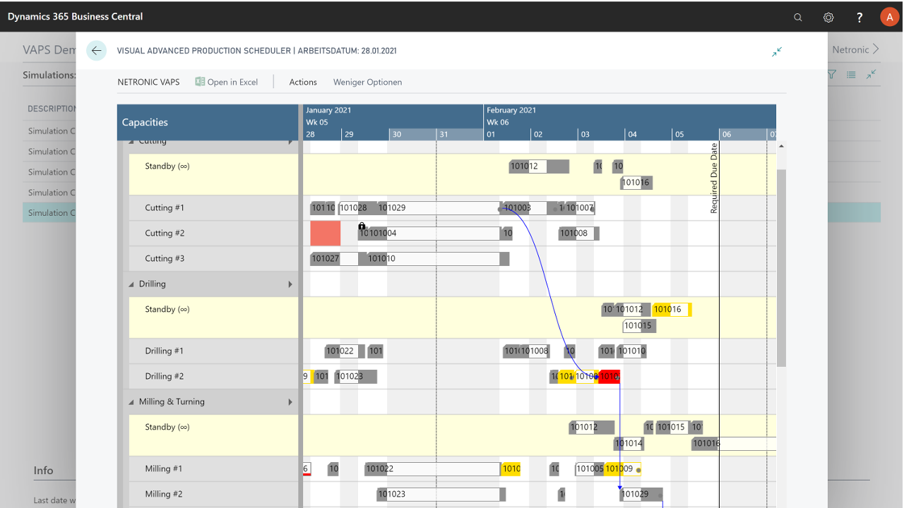 Meet the VAPS: The first finite capacity scheduler for Business Central