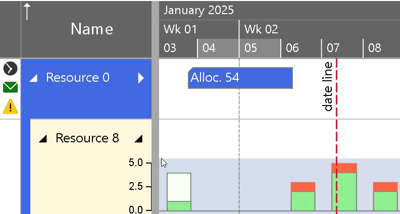 Visual Scheduling Widget for HTML5 Gantt charts - release 8.2 Visual Scheduling Widget for HTML5 Gantt charts - release 8.2