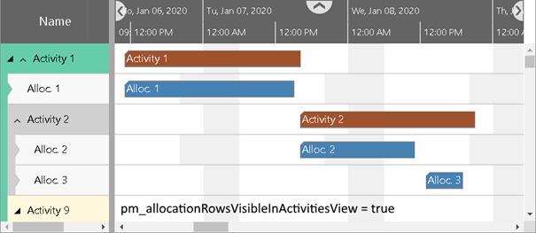 Visual Scheduling Widget 5.2 for HTML5 Gantt charts: new features